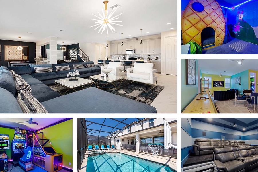 Superhero Harbor 8 Bedroom Vacation Rental At Solara Resort