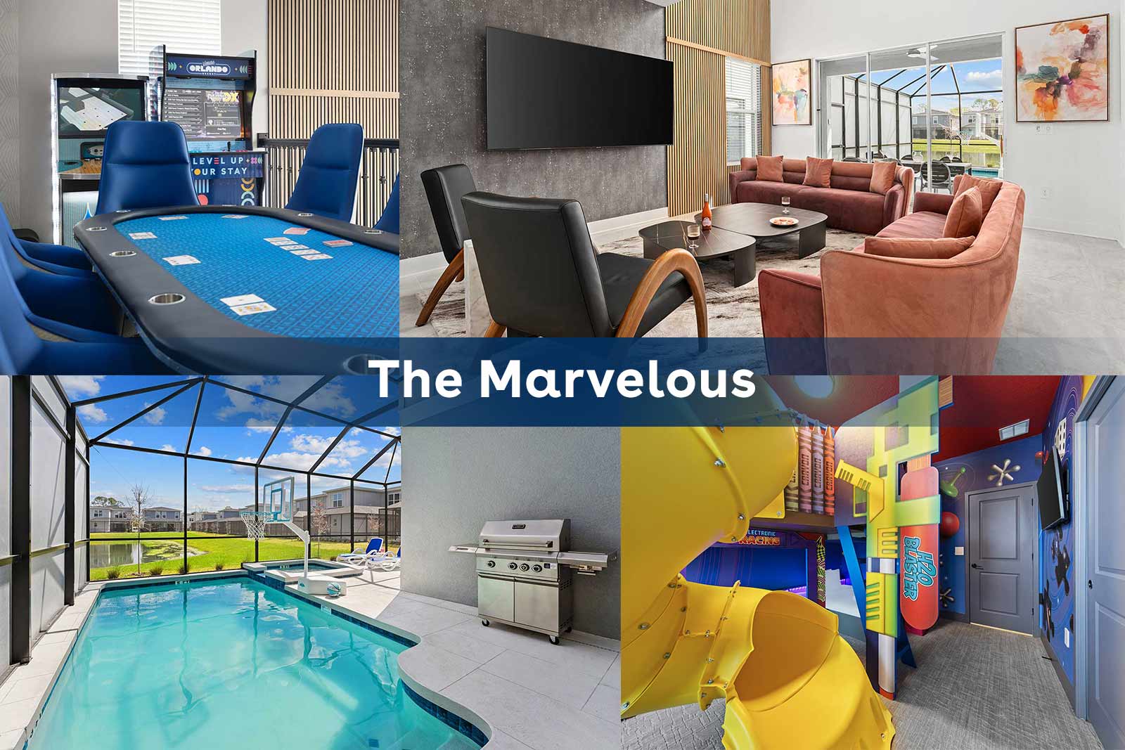 The Marvelous 6 Bedroom Villa Orlando Rental