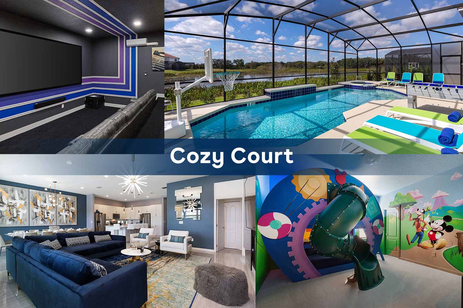 Cozy Court 10 Bedroom Vacation Rental At Solterra Resort