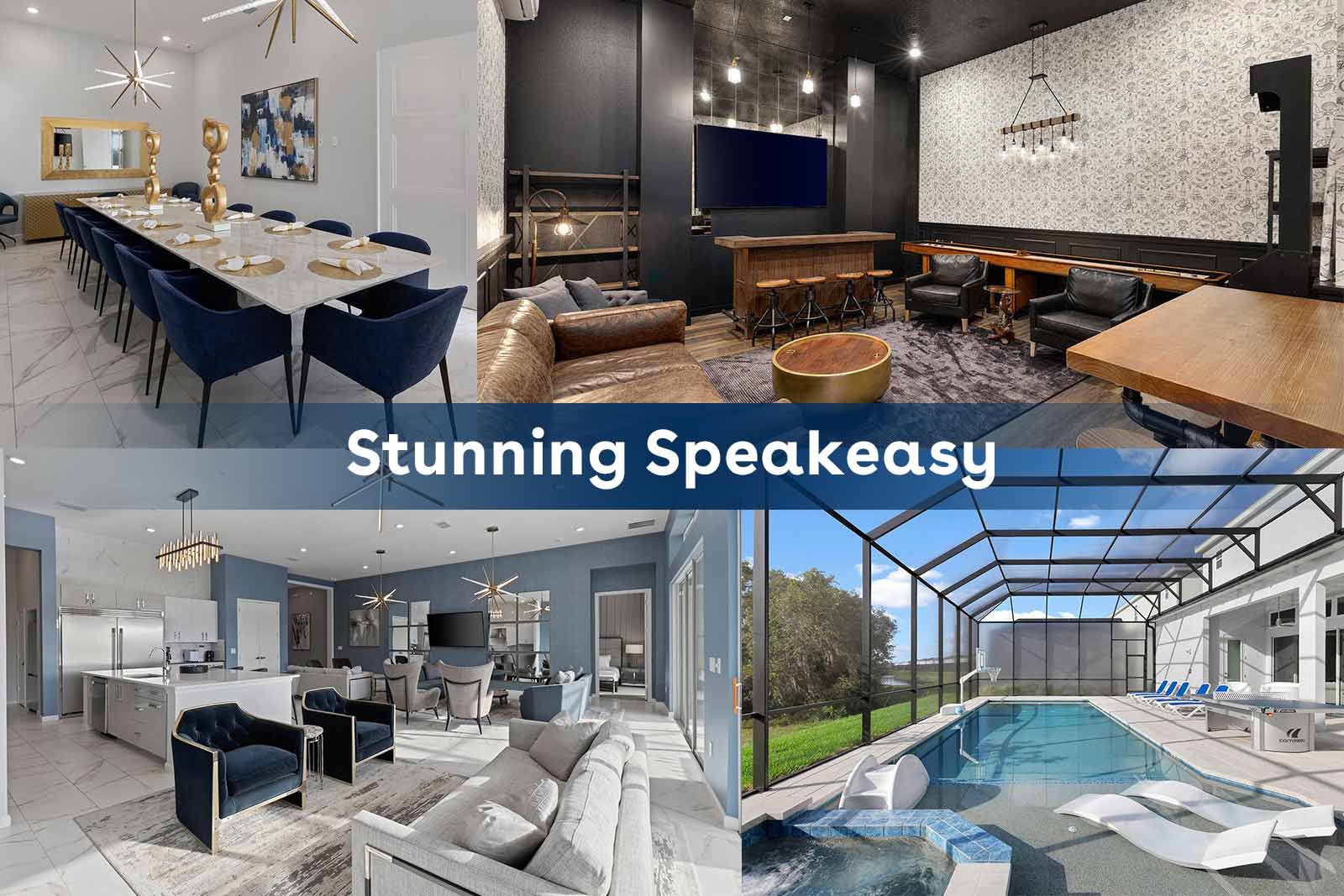 Stunning Speakeasy 11 Bedroom Home Rental In The Village At Solterra Resort