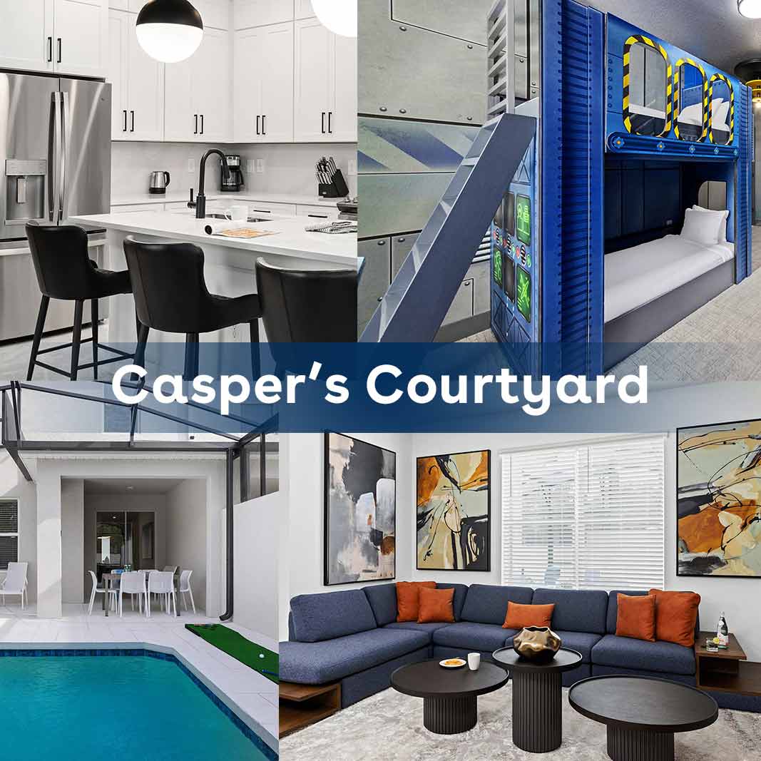 Casper's Courtyard 4 Bedroom Townhome Orlando Rental