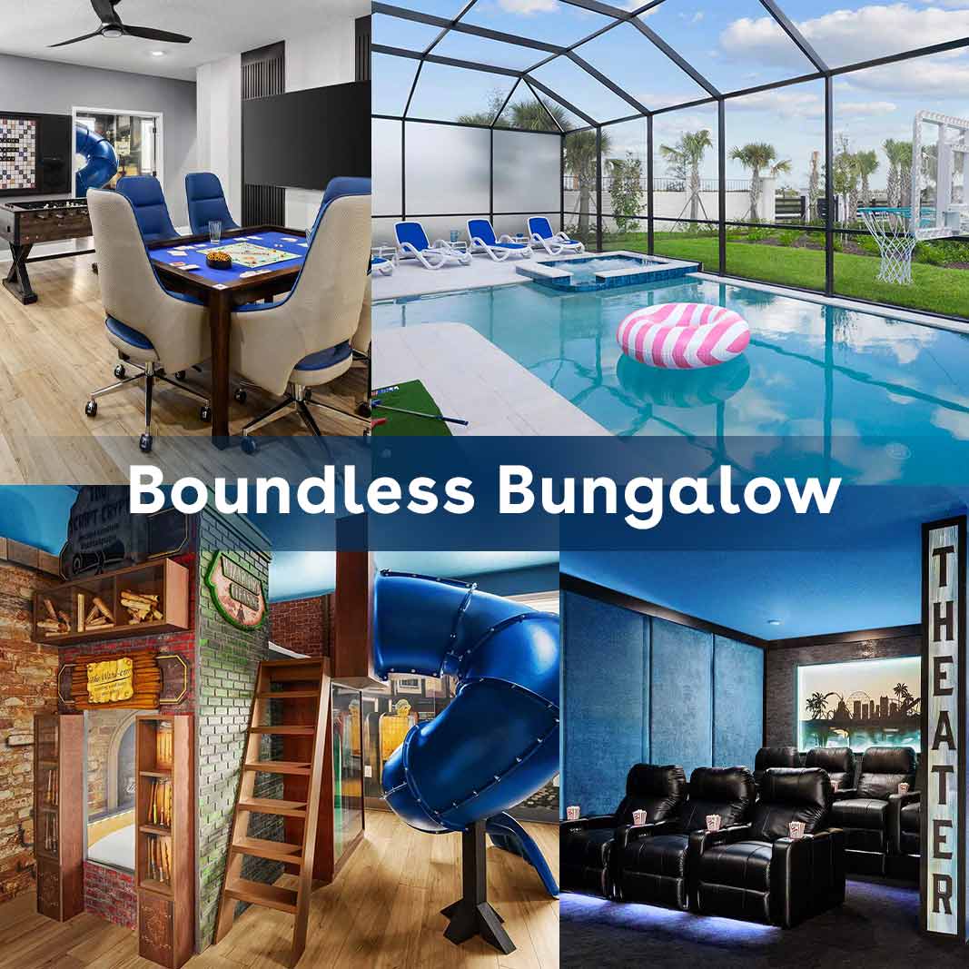 Boundless Bungalow 9 Bedroom House Orlando Rental