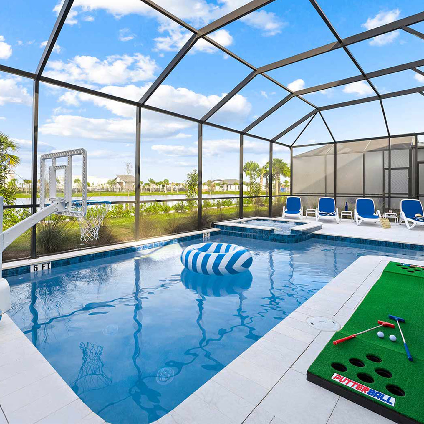 Posh Paradise 6 Bedroom House Orlando Rental